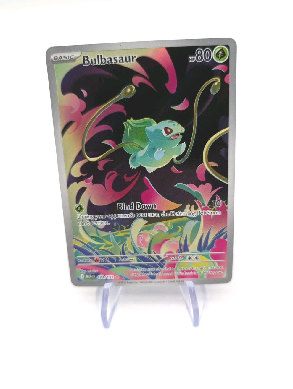 Pokémon TCG: Bulbasaur 133/132 Mega Evolution - Near Mint – Quirky ...