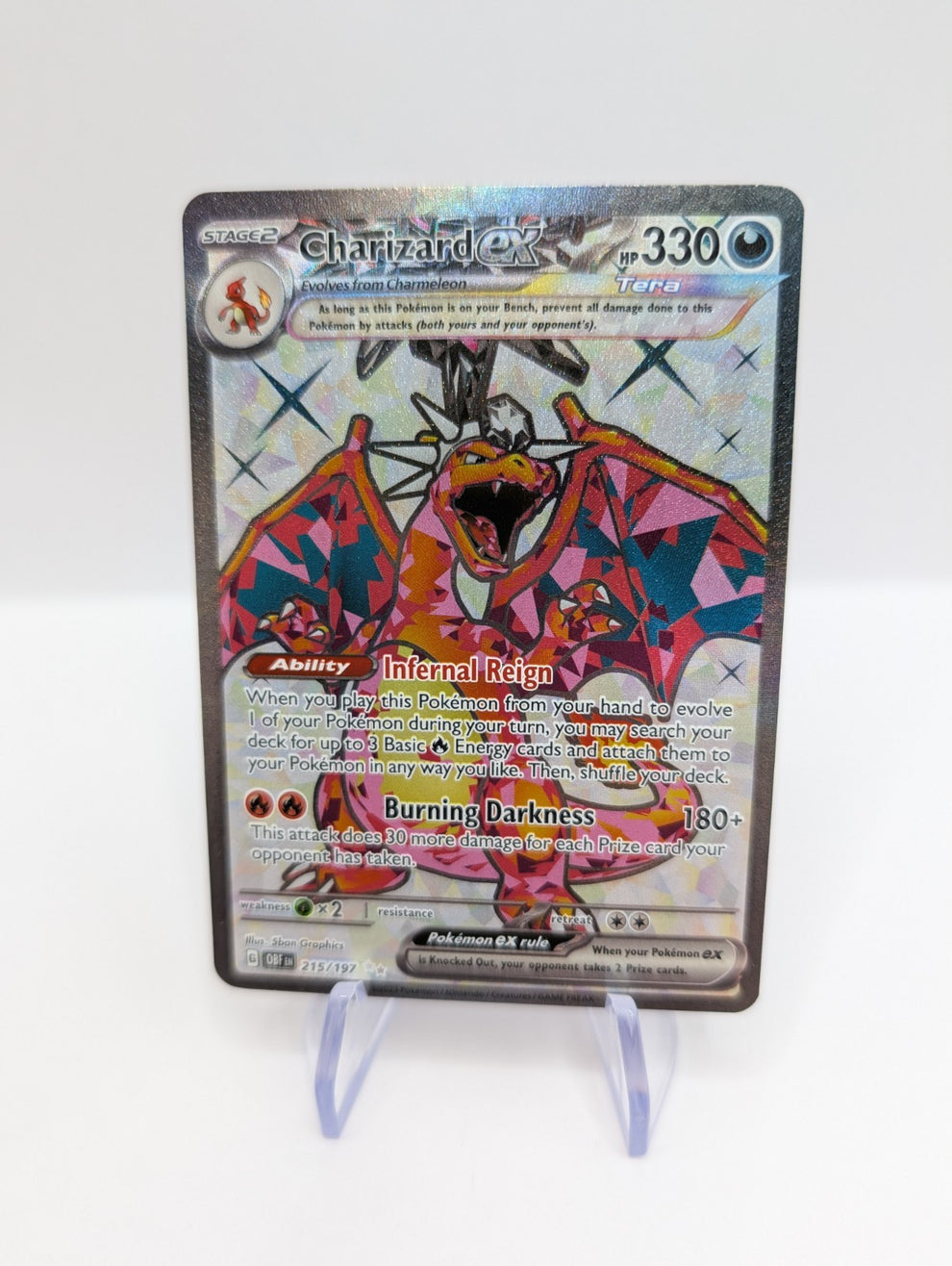 Charizard ex 215/197 Sv03: Obsidian Flames Holo – Quirky & The Geek