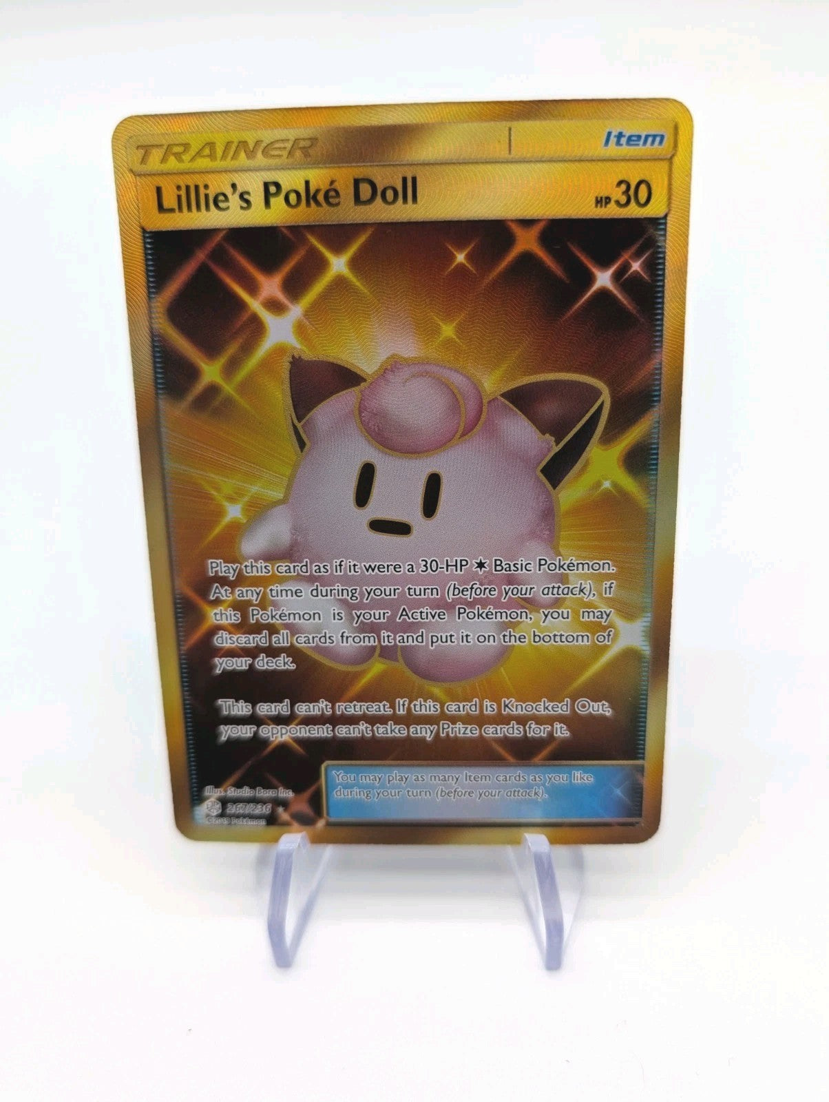 Pokemon Cosmic Eclipse TCG Lillie's Poke Doll Card 267/236 - NM ...